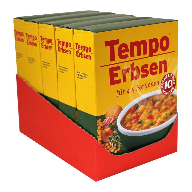 Tempo Erbsen 225 g, 2,99