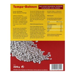 5er Pack Tempo Bohnen 5 x 225 g, 8,99