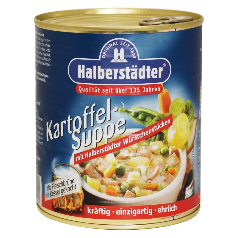 Halberstädter Kartoffelsuppe 800 g | Dosensuppe, 4,49