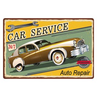 Schild Car Service 24/7 Auto Repair, 11,49
