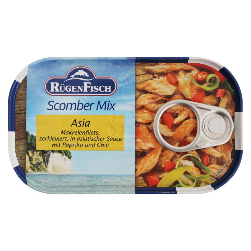 Rügen Fisch Scomber Mix Asia | 120 g, 3,49