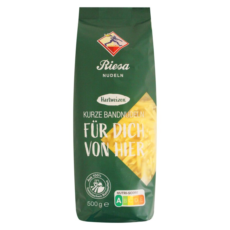 Teigwaren Riesa Nudel Bandnudeln | 500 g, 3,49