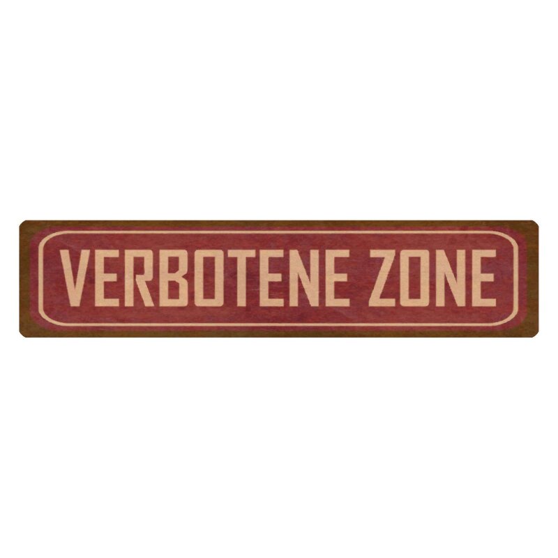 Schild Verbotene Zone, 9,49
