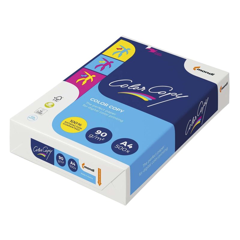 Mondi ColorCopy® - A4, 90 g/qm, weiß, 500 Blatt, 12,49