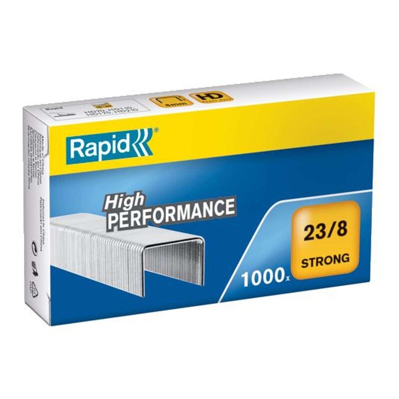 Rapid Heftklammern 23/8mm Strong, verzinkt, 1000 Stück, 4,49