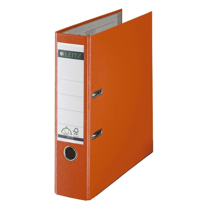 Leitz 1010 Ordner Plastik - A4, 80 mm, orange, 7,99