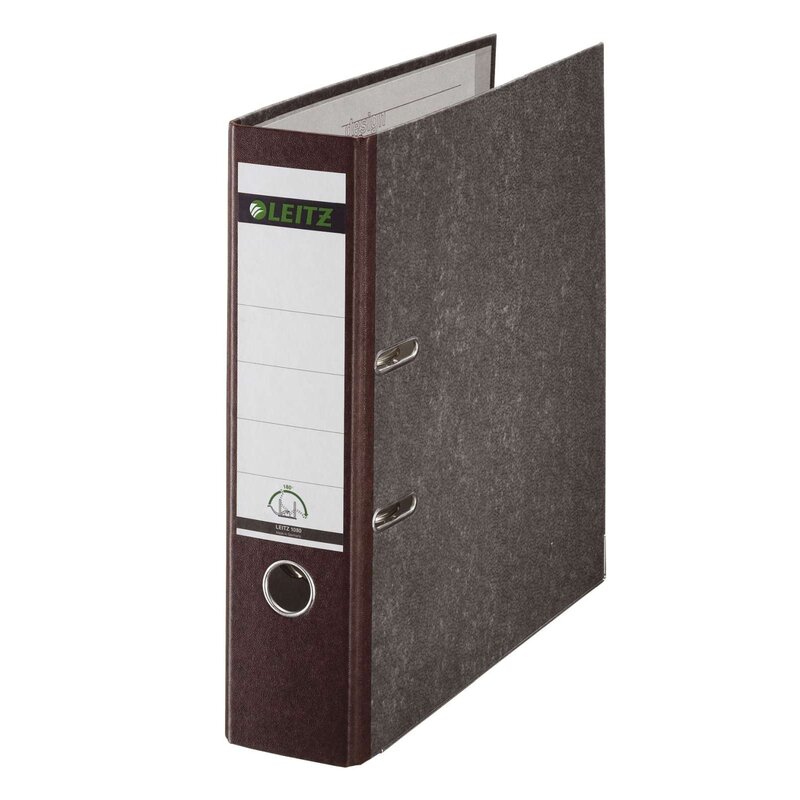 Leitz 1080 Ordner A4 Wolkenmarmor, 80 mm, braun, 6,49