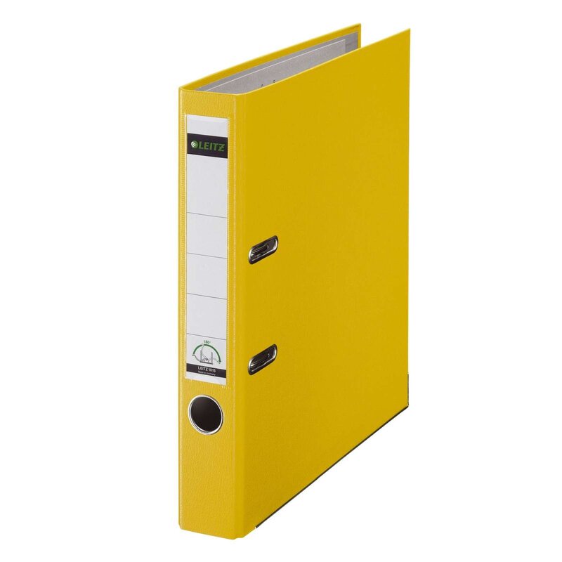 Leitz 1015 Ordner Plastik - A4, 52 mm, gelb, 7,49