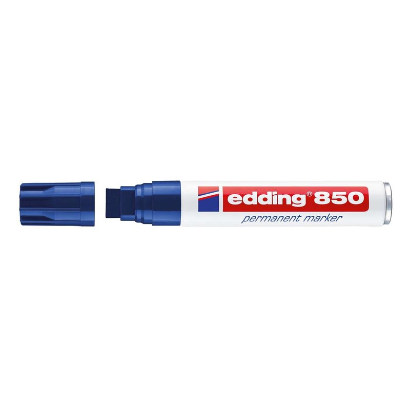Edding 850 Permanentmarker - nachfüllbar, 5 - 16 mm, blau, 9,49