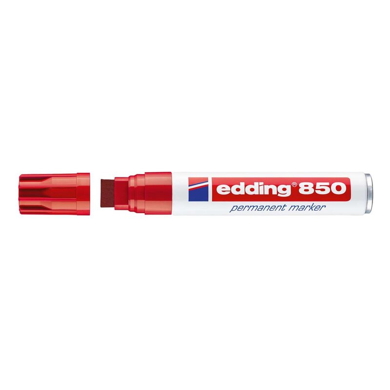 Edding 850 Permanentmarker - nachfüllbar, 5 - 16 mm, rot, 9,99