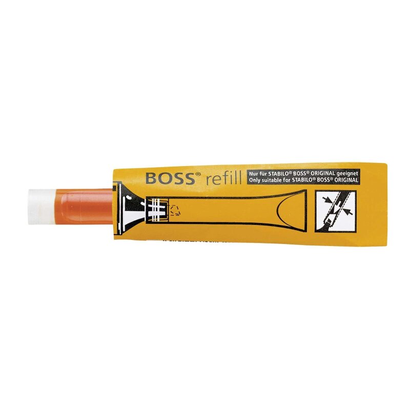 Stabilo® Nachfüllsystem BOSS® ORIGINAL refill, ORIGINAL, 3 ml, orange