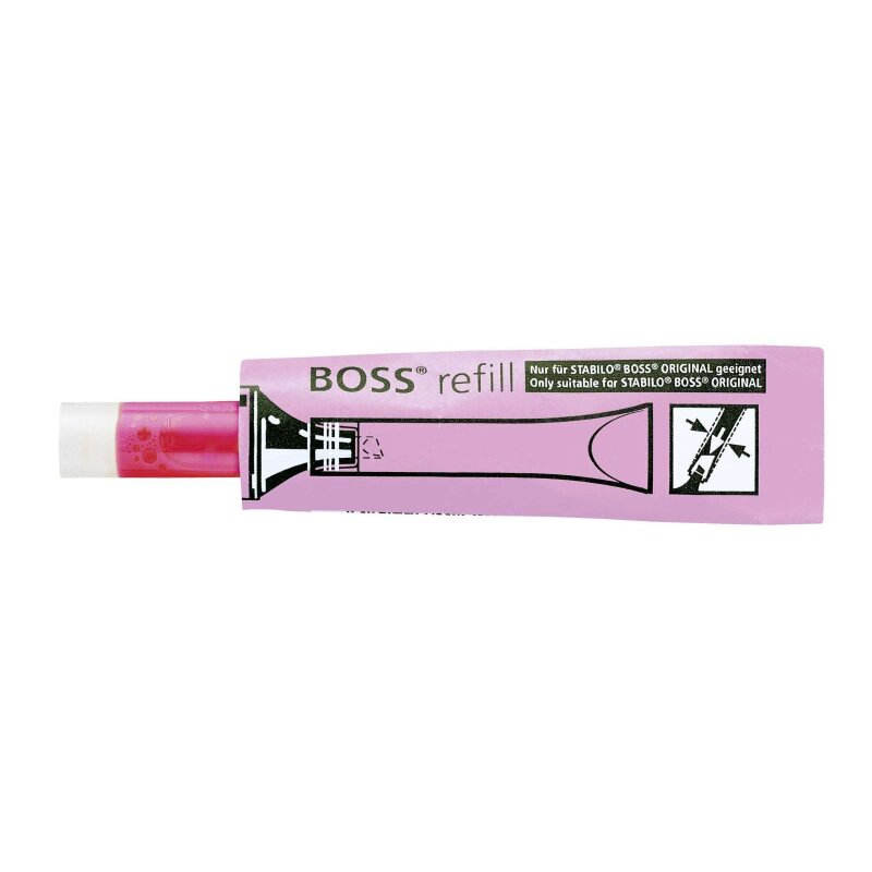 Stabilo® Nachfüllsystem BOSS® ORIGINAL refill, ORIGINAL, 3 ml, pink, 3,49