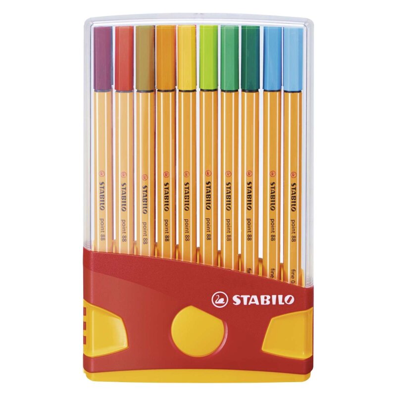 Stabilo® Fineliner point 88® ColorParade, Box mit 20 Stiften, 15,99