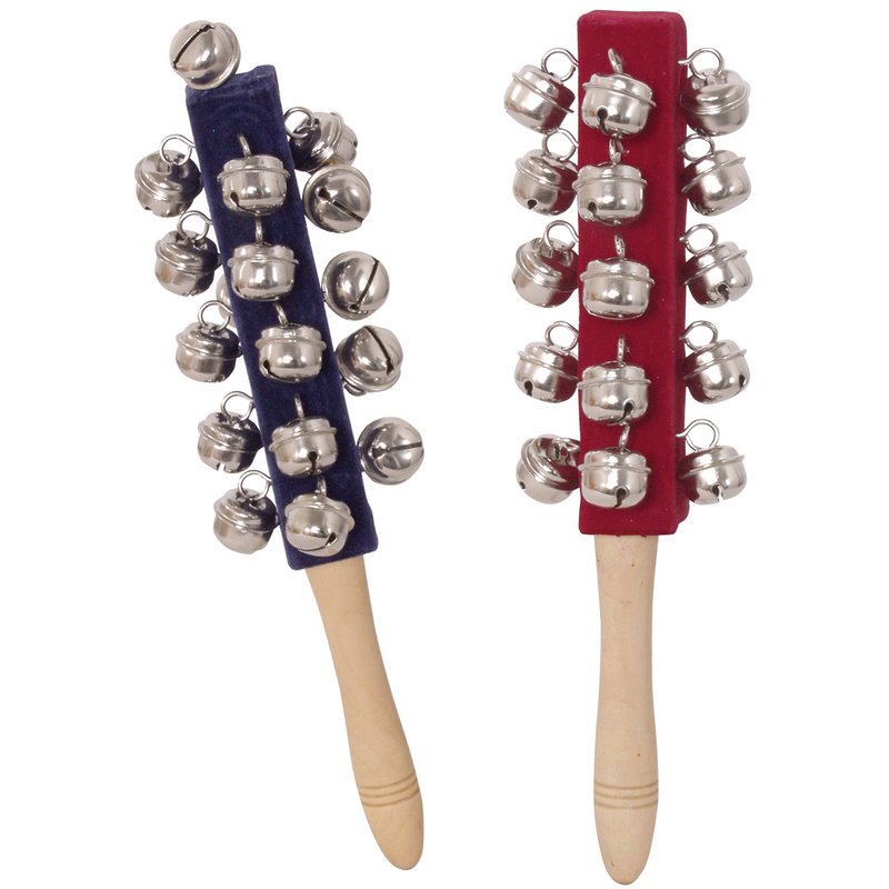 Schellenstab mit 21 Schellen, 2-farb. sort., 8,99