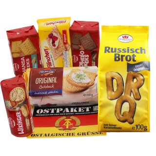 Ostpaket Ostalgie DDR Süßwaren Kekspaket Weihnachten, 11,49